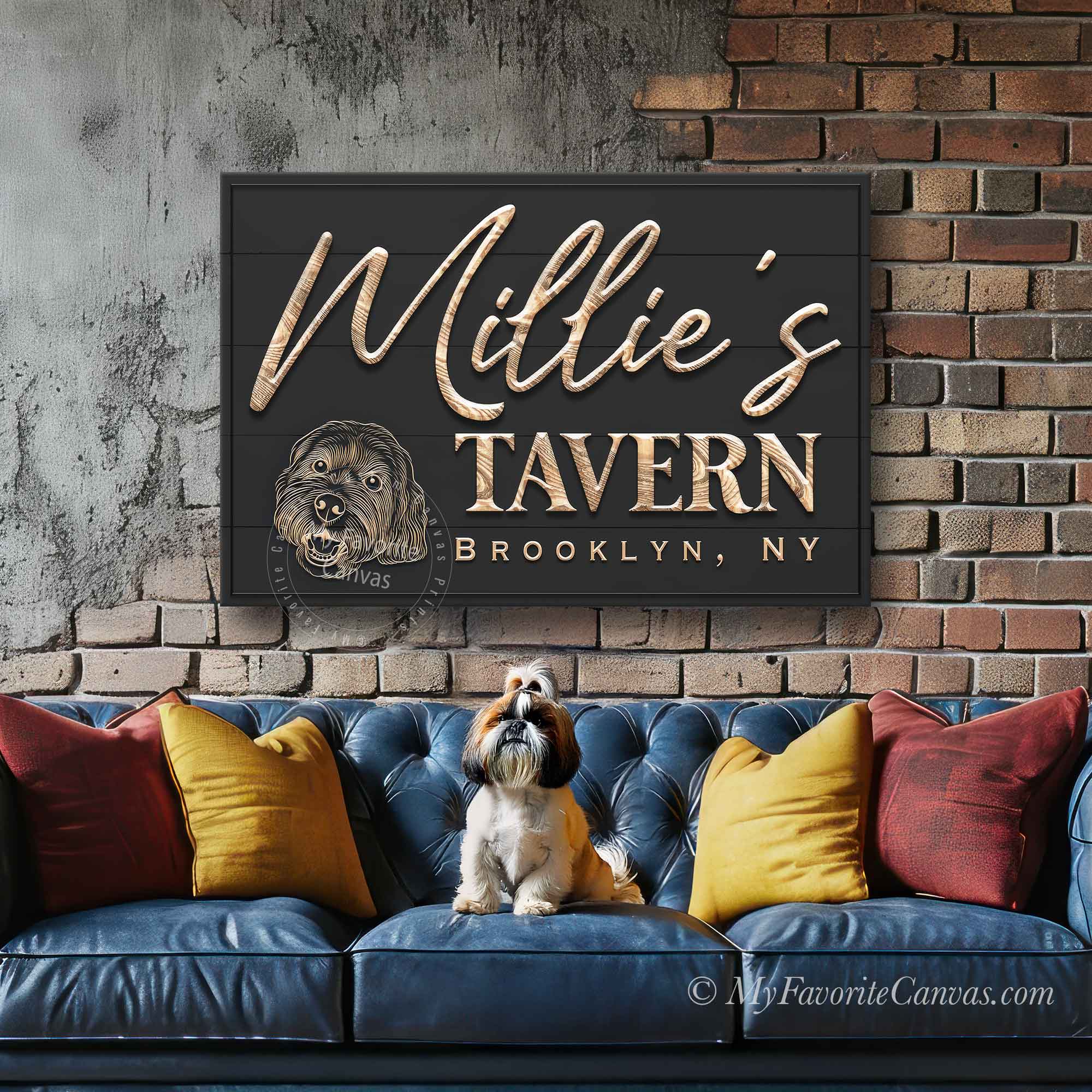 Millie's Mascot Tavern Sign – My Favorite Canvas